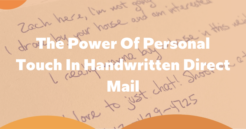 The Power of Personal Touch: Why Handwritten Mail Outperforms Digital ...