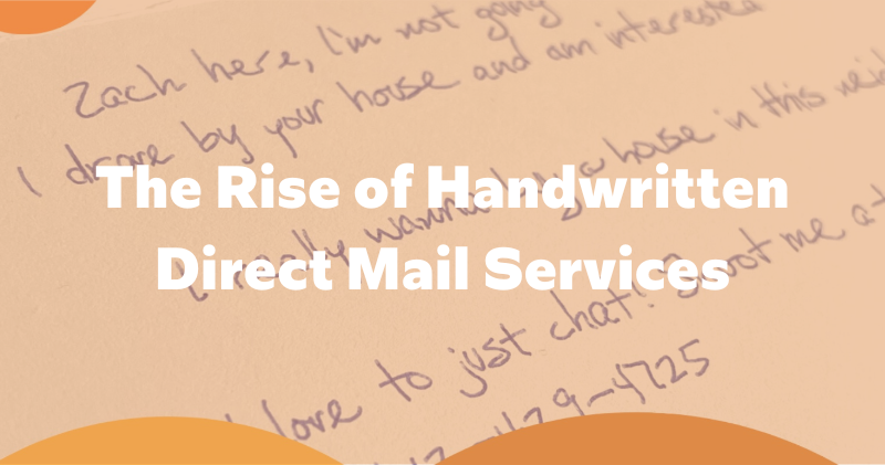 The Rise of Handwritten Direct Mail Services | Scribe